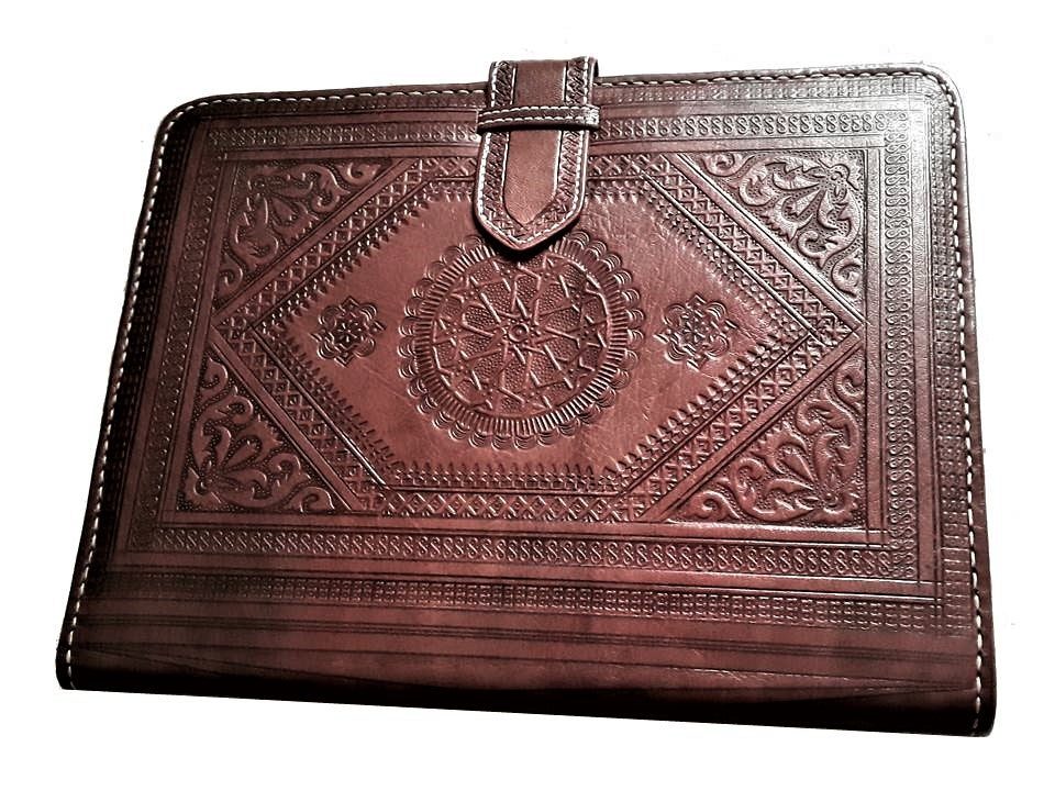 Heritage Portfolio - Brown | Leather Portfolio By Moroccan Corridor®