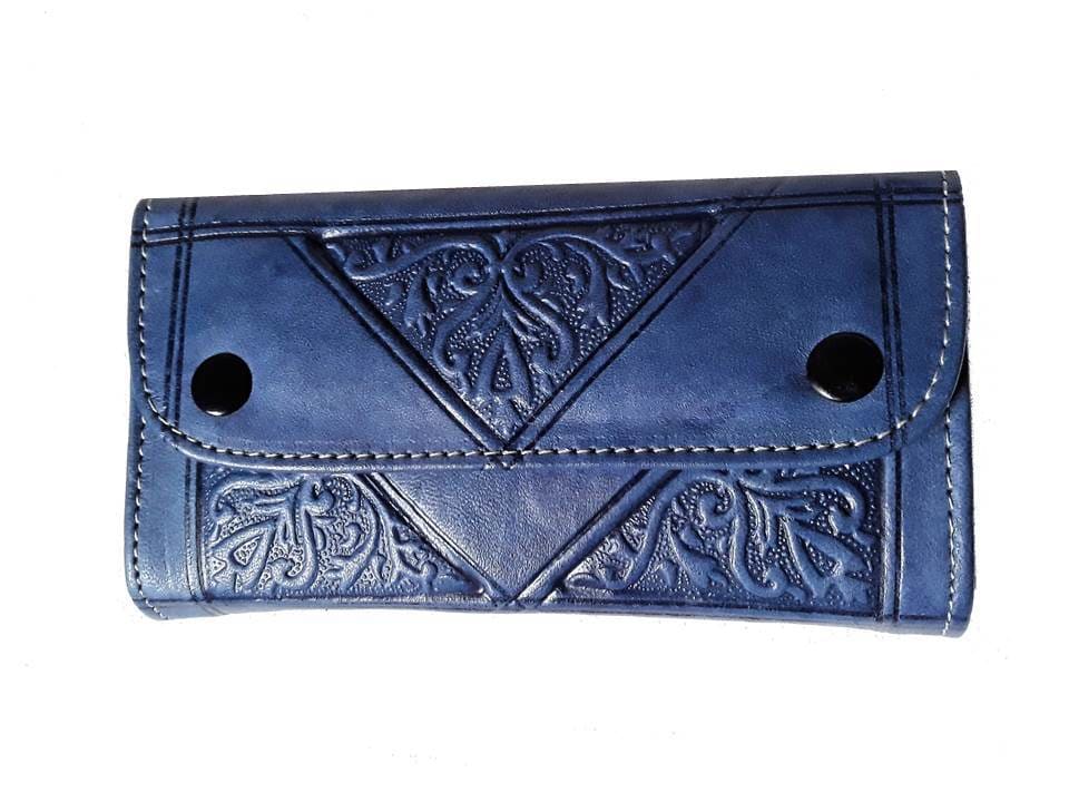Bohemian Morocco - Boho Wallet / Purse - Blue | Leather Purse By ...