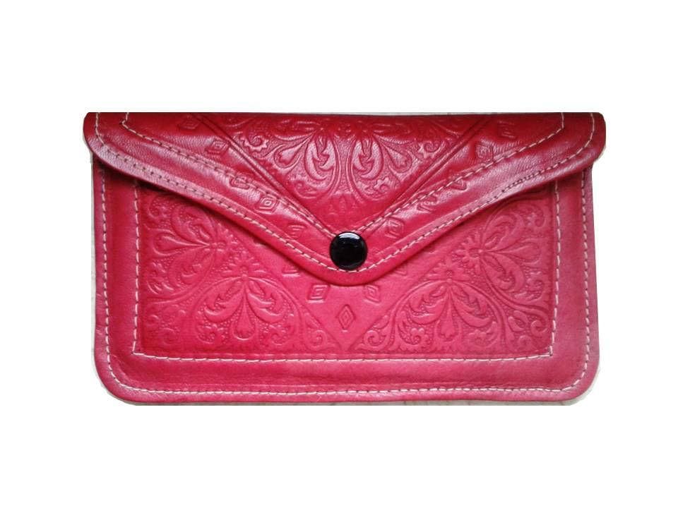 Envelope Wallet - Red | Wallet By Moroccan Corridor®