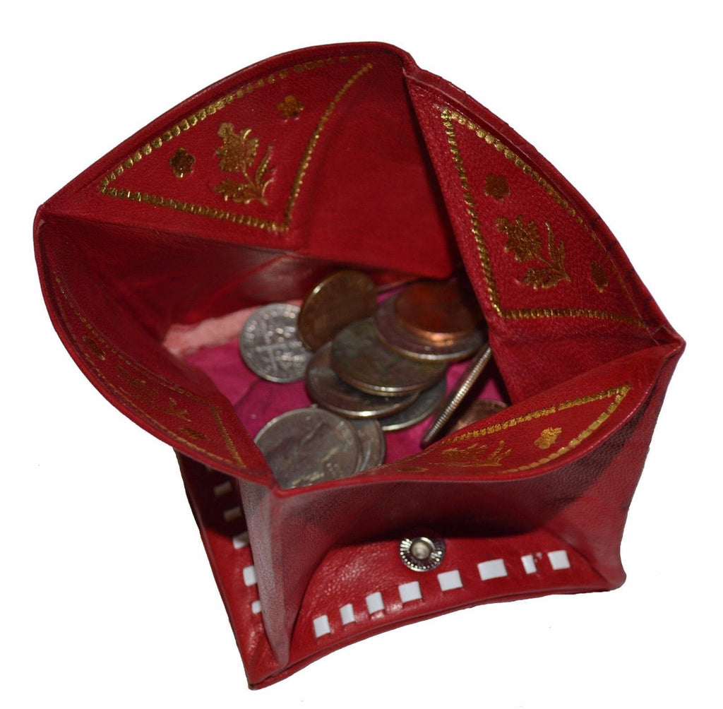 Rbati Leather Coin Wallet - Mini | Coin Wallet By Moroccan Corridor®